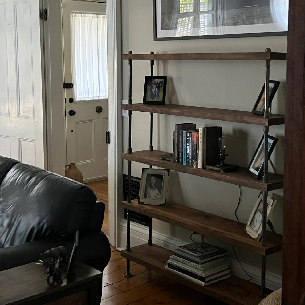 Industrial Style Bookcase - 48" Length – JT Industrial Designs